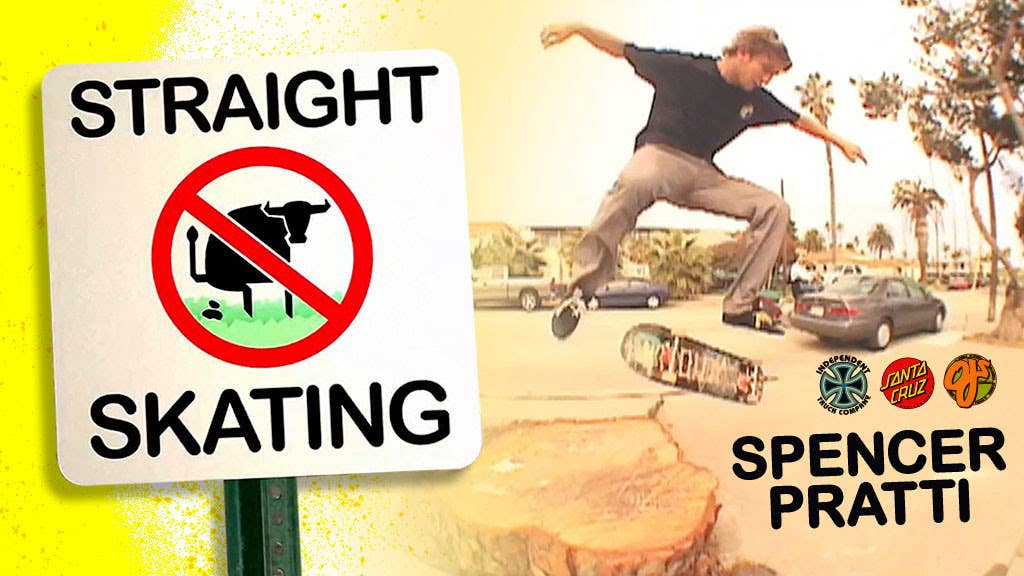 Straight Skating with Spencer Pratti - Skateboarding