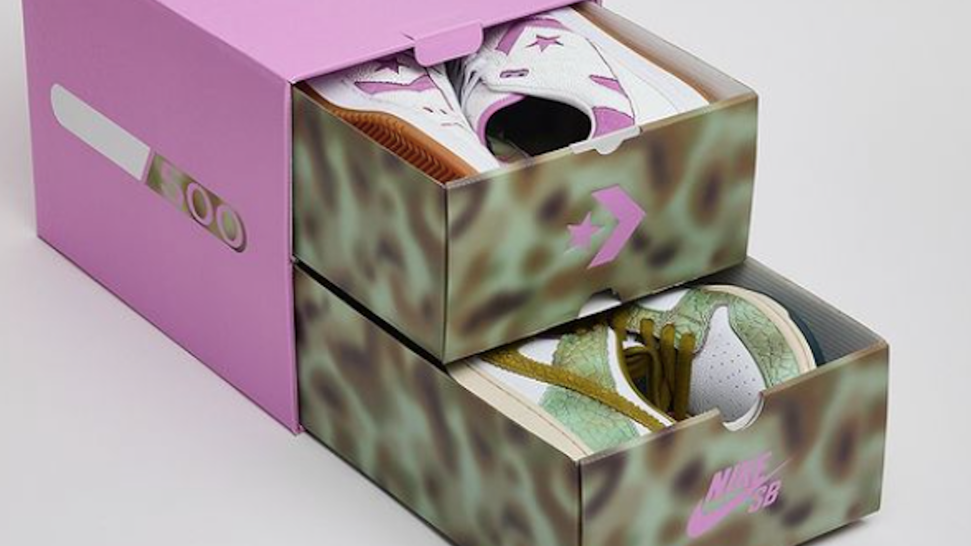 A Preview of the Limited Converse AS-1 x Nike Dunk Low Double Box ...