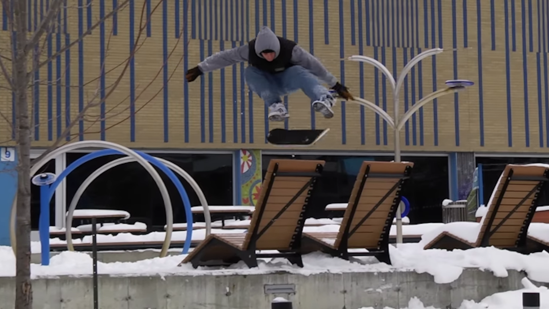 Skateboarding and Snowboarding Collide in Ambition Snowskate's New Film ...