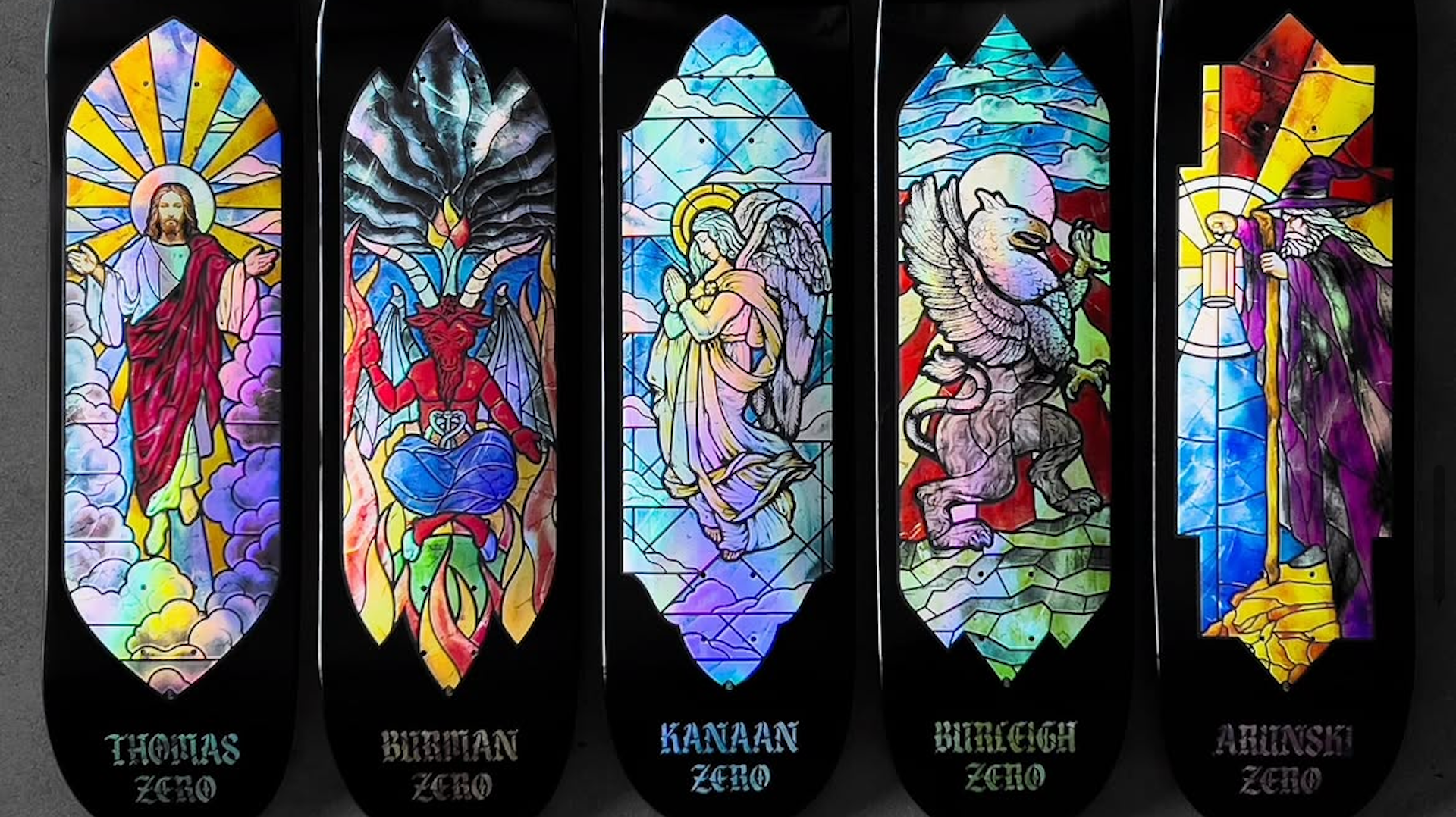Zero Reimagines Classic 'Stained Glass' Board Series From 2002 ...