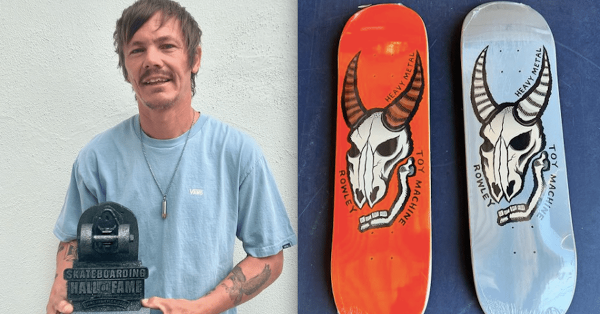 Geoff Rowley's Second Toy Machine Graphic Now Available at Skate Shops