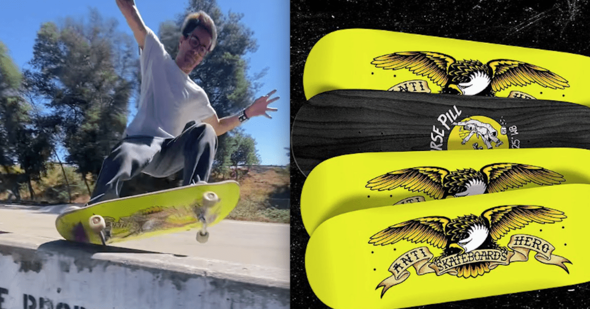 Antihero Reveals New 'Horse Pill' Deck Shape Now Available at Skate Shops