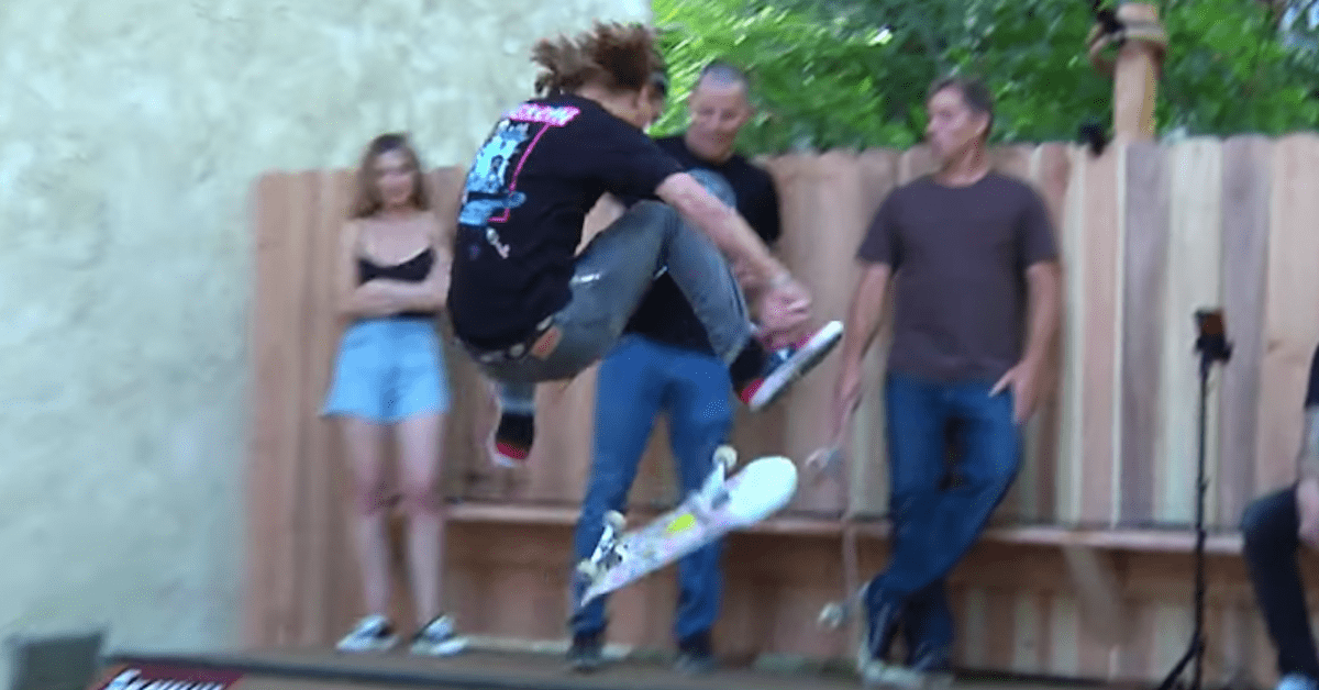 The Dern Brothers Skate Steve-O's New Backyard Mini Ramp, Per His ...