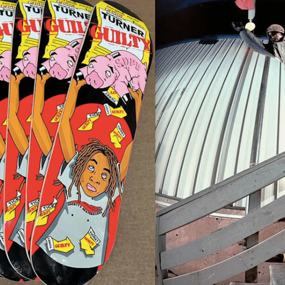 Look Shorty s Skateboards Reissues Brandon Turner s Classic Guilty Deck from 2001