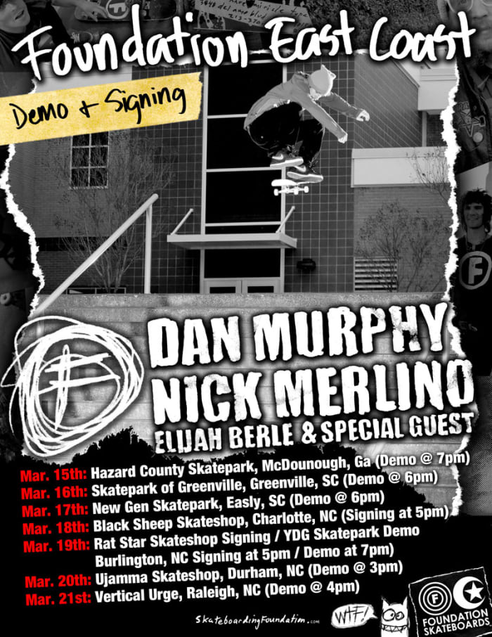 Foundation East Coast Tour - TransWorld SKATEboarding Magazine