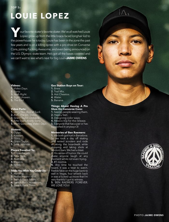 Top 5s | Louie Lopez