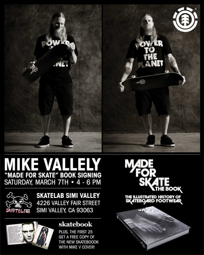 Element, Mike V, made for skate, skatelab