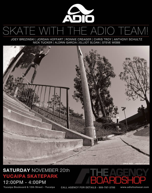 Adio Team @ Yucaipa Skatepark