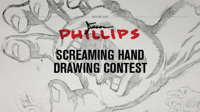 Jim Phillips Screaming Hand Drawing Contest