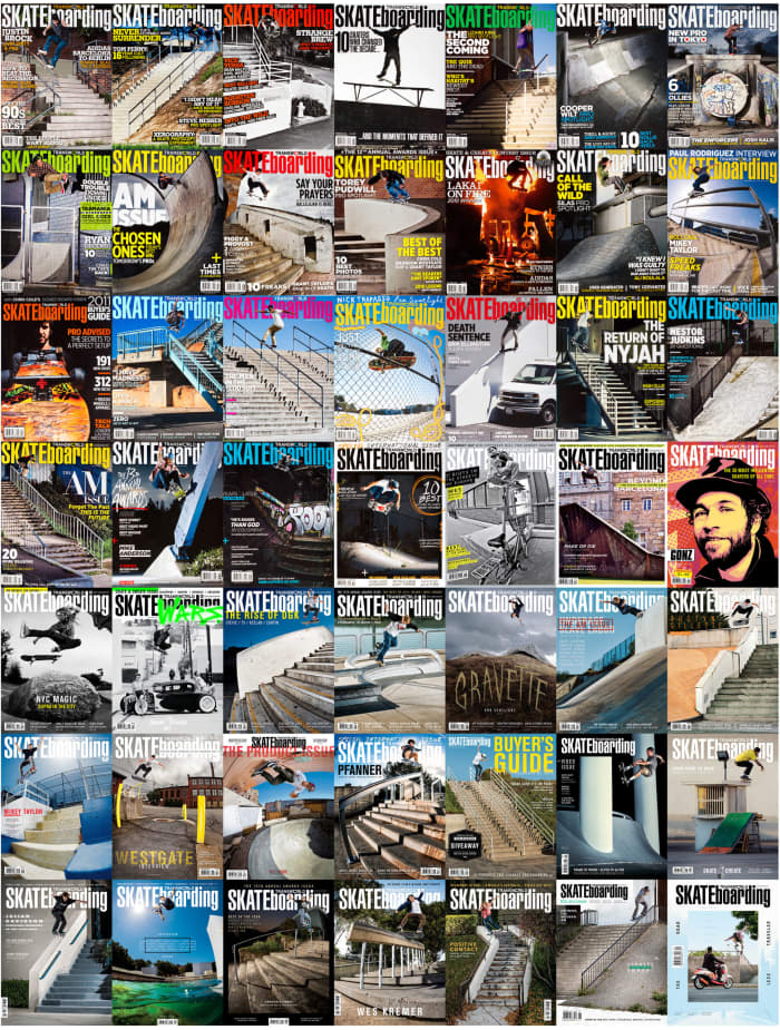 Transworld Skateboarding Covers 1983-2019