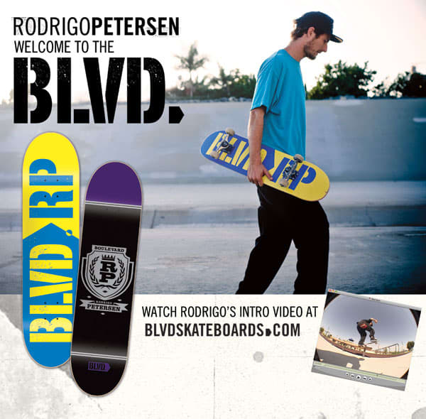 BLVD Welcomes Rodrigo Petersen - TransWorld SKATEboarding Magazine