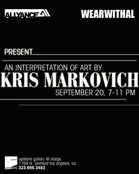 Kris Markovich, art show, Los Angeles, Silver Lake