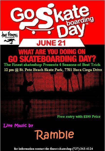 Go Skateboarding Day W/The Finest