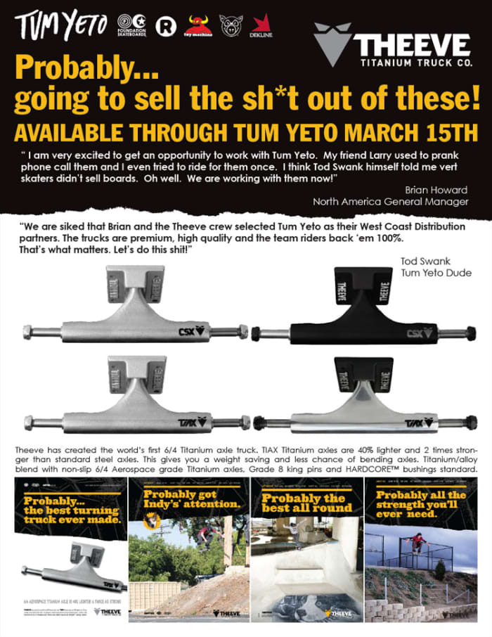 Tum Yeto Distributing Theeve