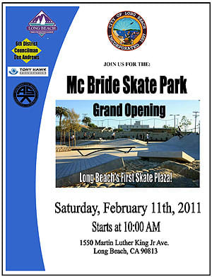 Long Beach Skatepark Opening Saturday - TransWorld SKATEboarding Magazine