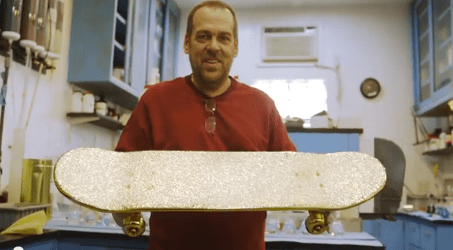 World's Most Expensive, Gold Skateboard