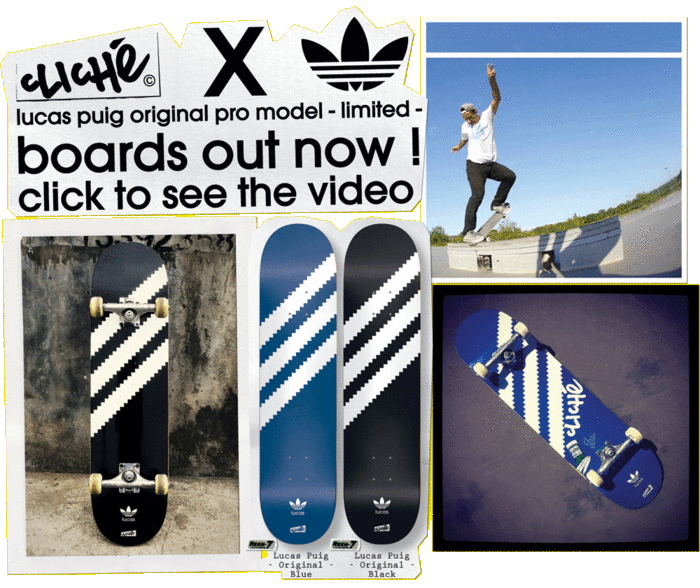 Lucas Puig's Cliché x adidas Board