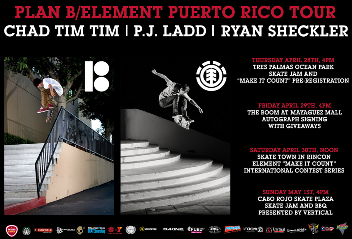 Element x Plan B Puerto Rico Tour