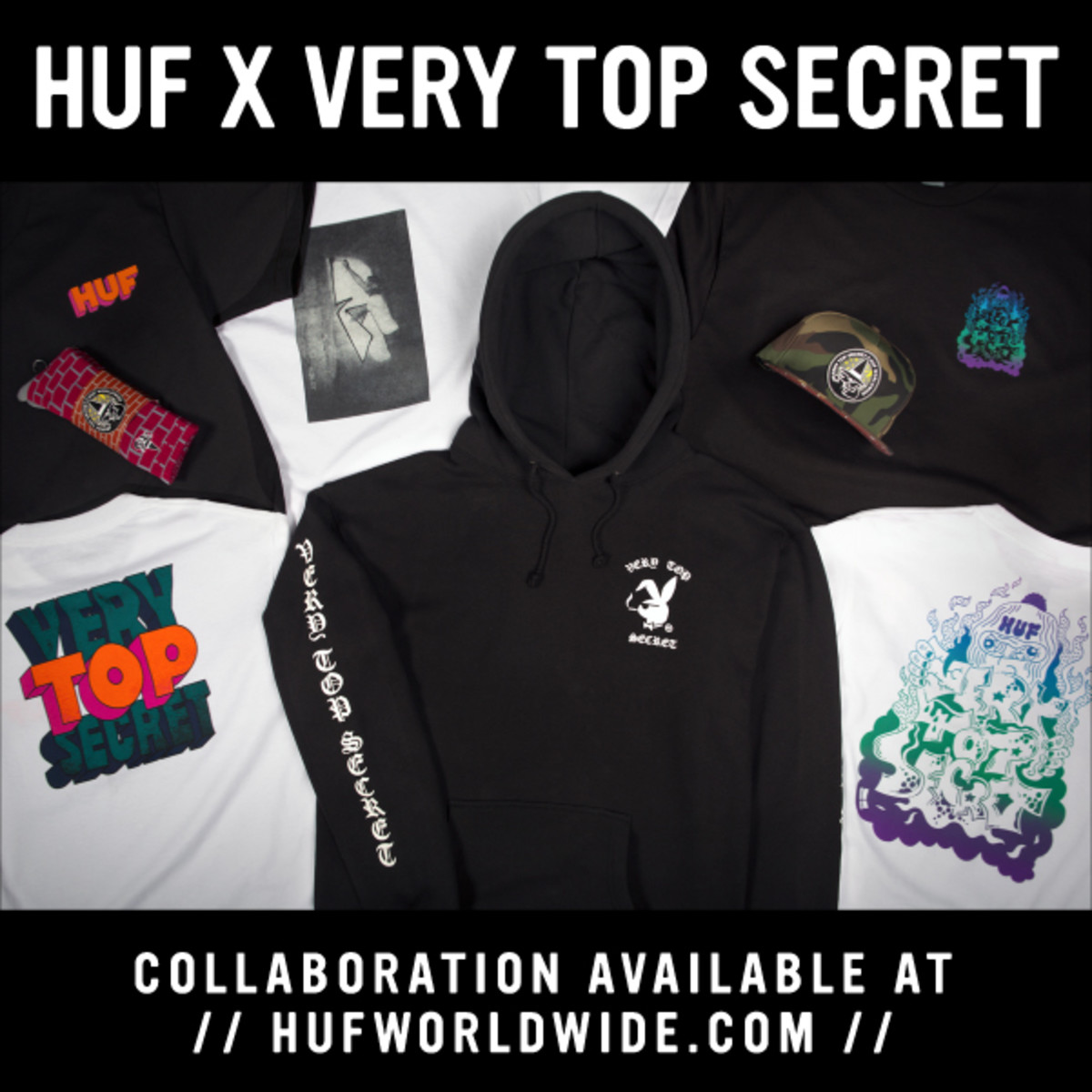 HUF x Very Top Secret Collection