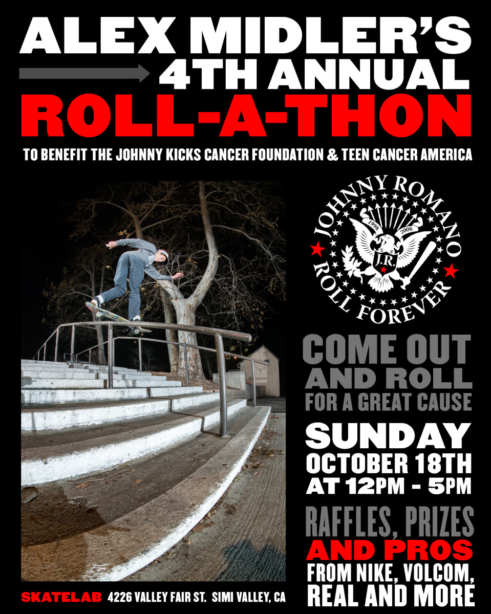 Alex Midler's Roll-A-Thon - TransWorld SKATEboarding Magazine