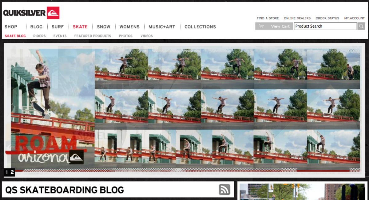 New Quiksilver Site - TransWorld SKATEboarding Magazine