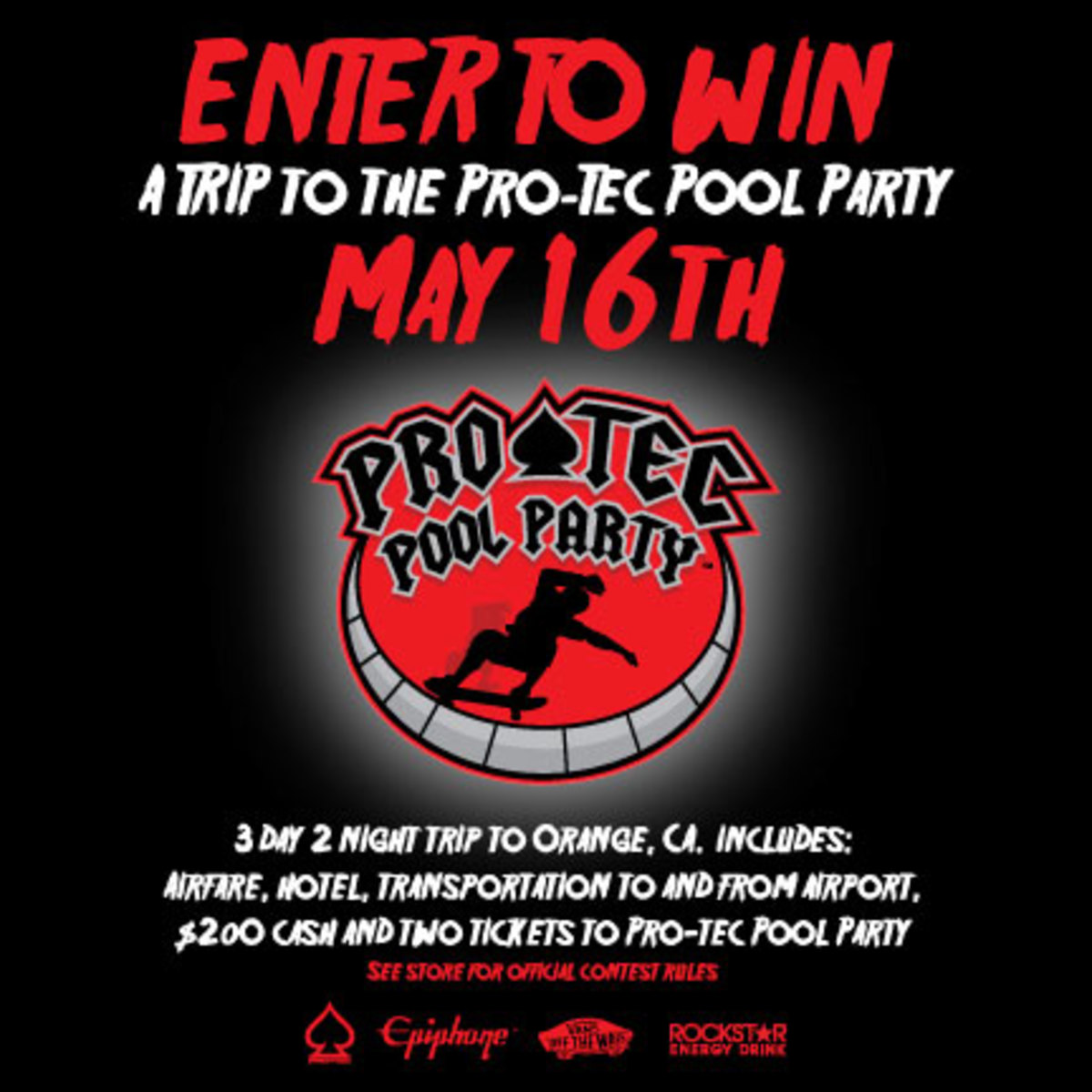 Pro Tec Pool Party Fly-Away Contest