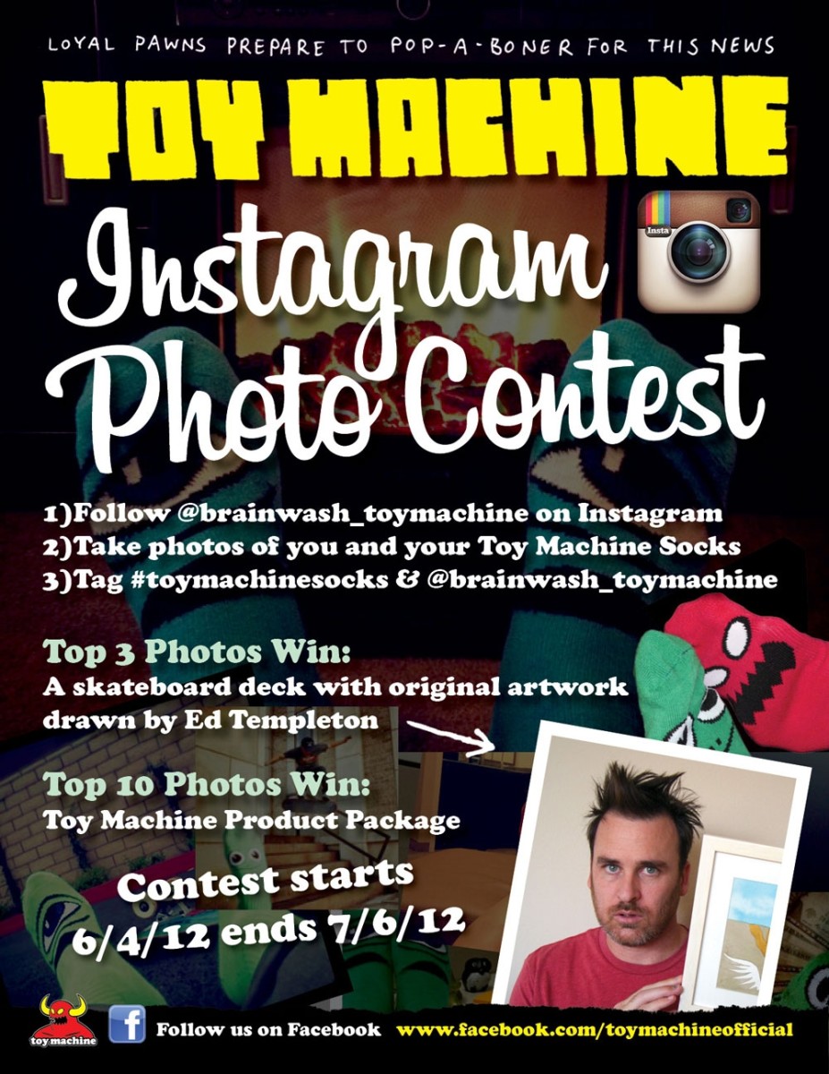 Toy Machine Instagram Contest - TransWorld SKATEboarding Magazine