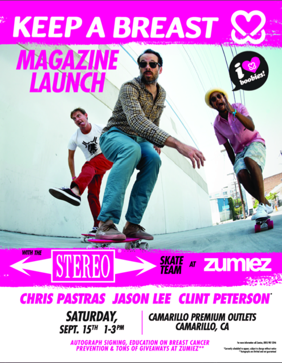 Zumiez x Stereo x Keep A Breast Signing