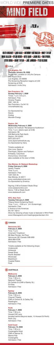 Alien Workshop, new, video, premiere, schedule, Mind Field