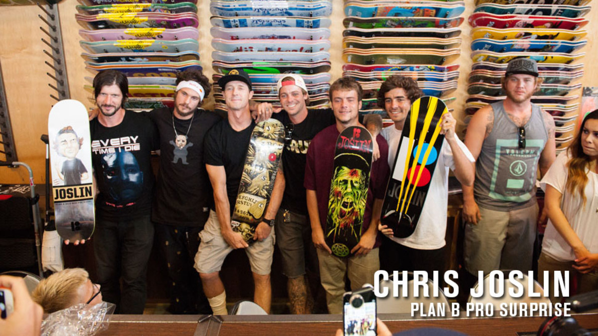 Chris Joslin Plan B Pro Surprise - TransWorld SKATEboarding Magazine
