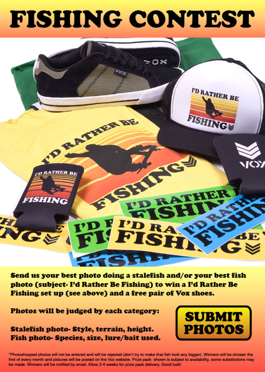 Vox's (Stale)Fishing Prize Pack - Skateboarding Magazine