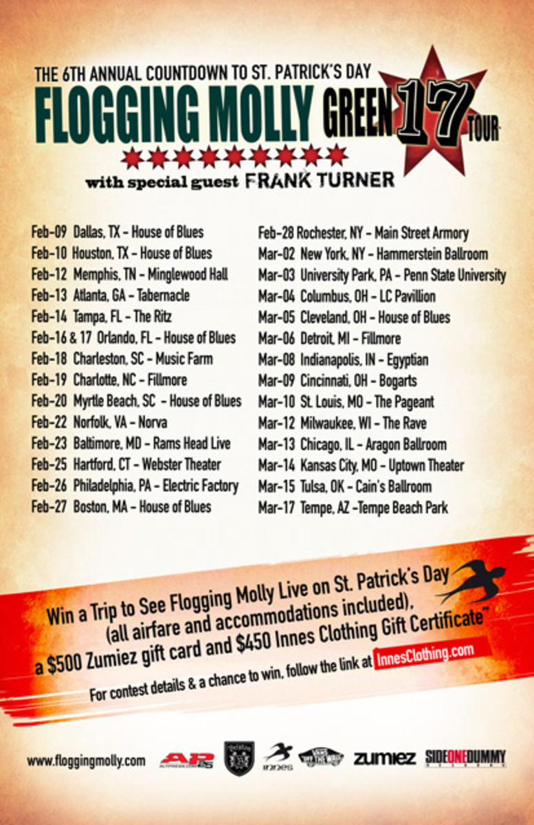 Innes x Flogging Molly Contest - TransWorld SKATEboarding Magazine