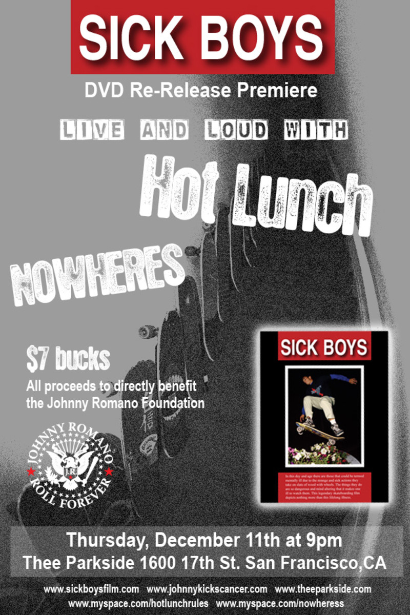 Sick Boys, Johnny Romano, Thee Parkside, San Francisco