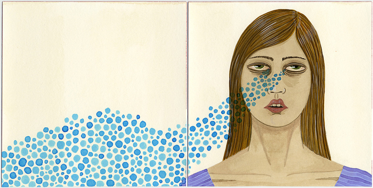 Ed Templeton, art, Map of the inner war - TransWorld SKATEboarding Magazine