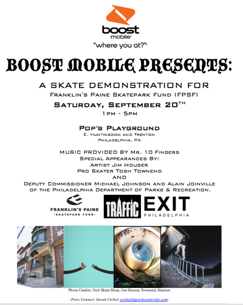 Philly Skatepark Benefit w/ Tosh Townend & Jim Hauser - TransWorld ...