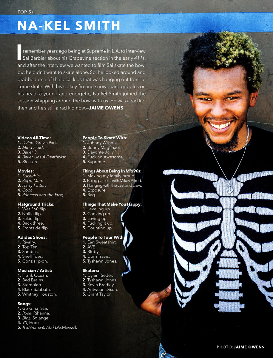 Top 5s | Na-Kel Smith