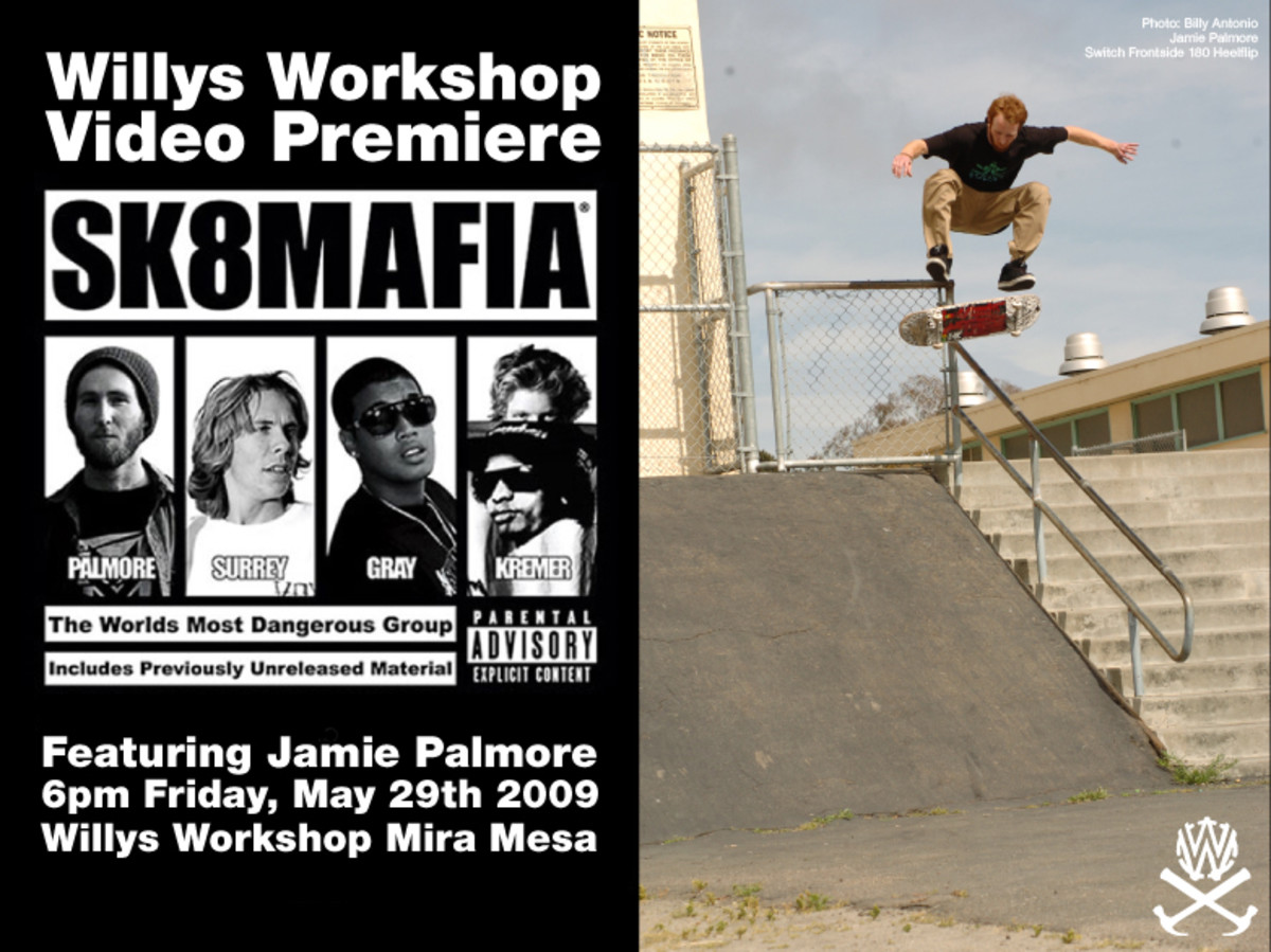 Sk8mafia Premiere @ Willy\'s Workshop - TransWorld SKATEboarding Magazine