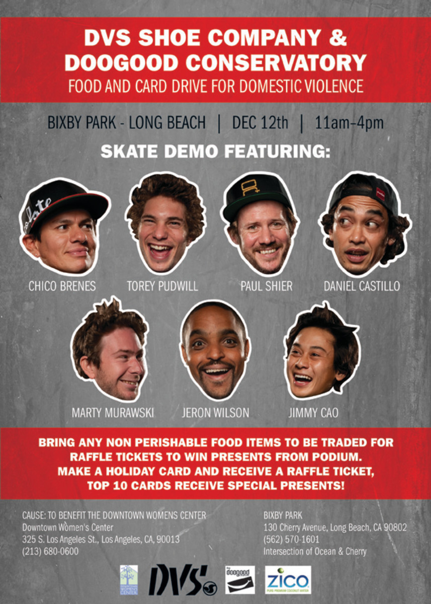 DVS DOOGOOD Conservatory Food Drive And Demo