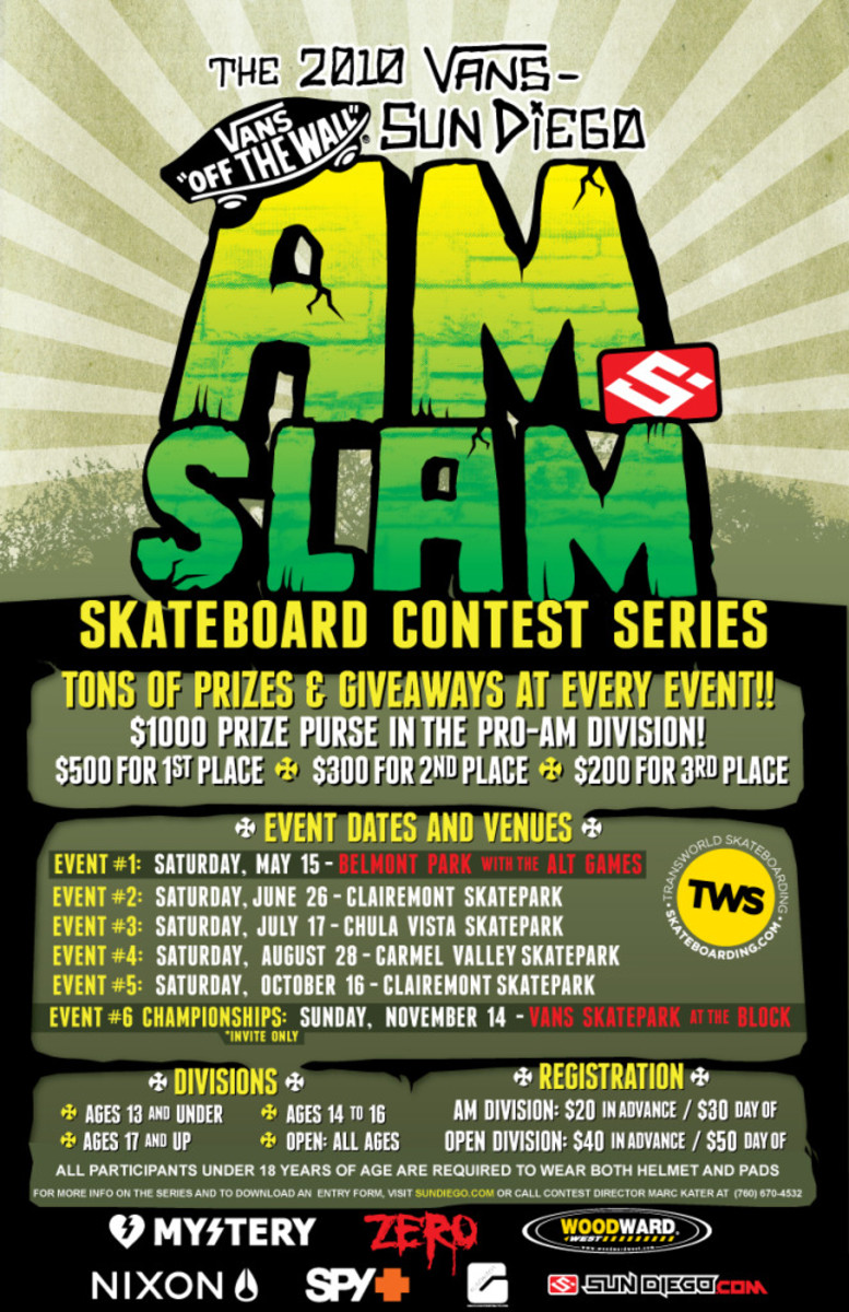 Vans Sun Diego Am-Slam #5 October 16 - TransWorld SKATEboarding Magazine
