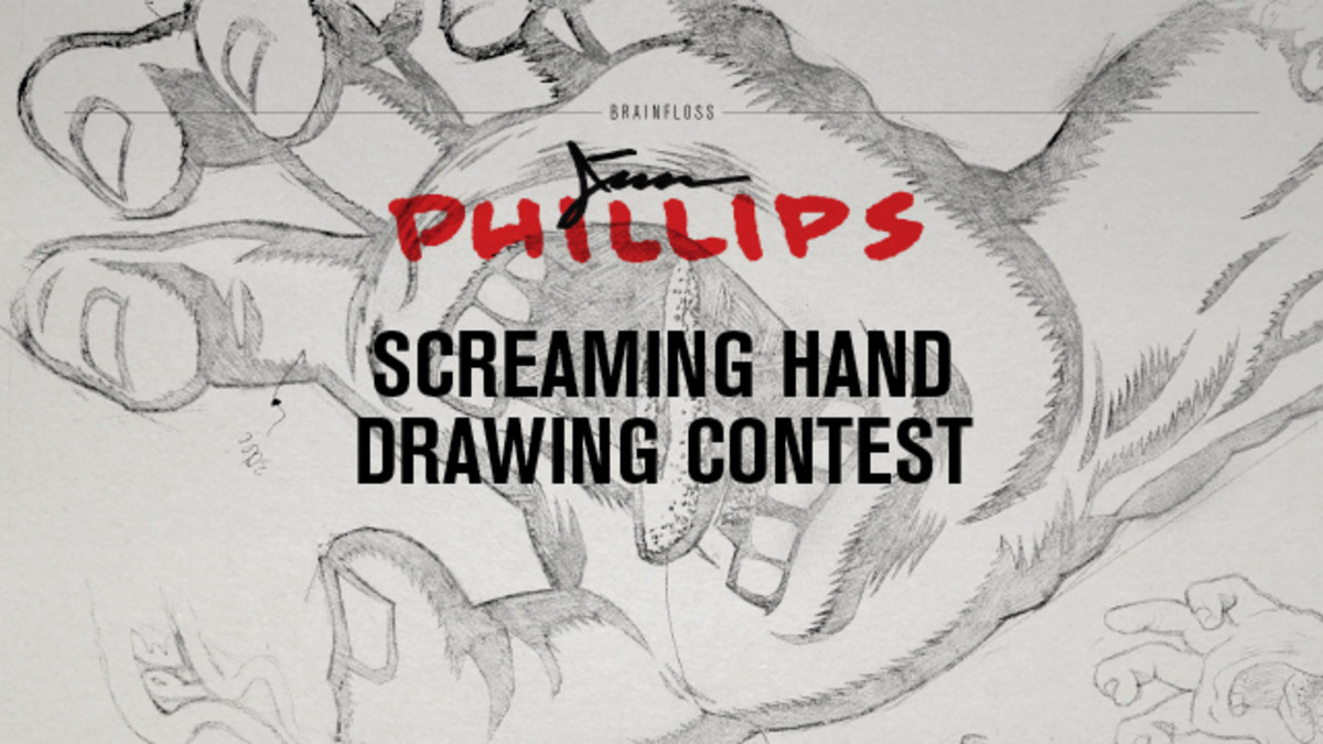 Jim Phillips Screaming Hand Drawing Contest