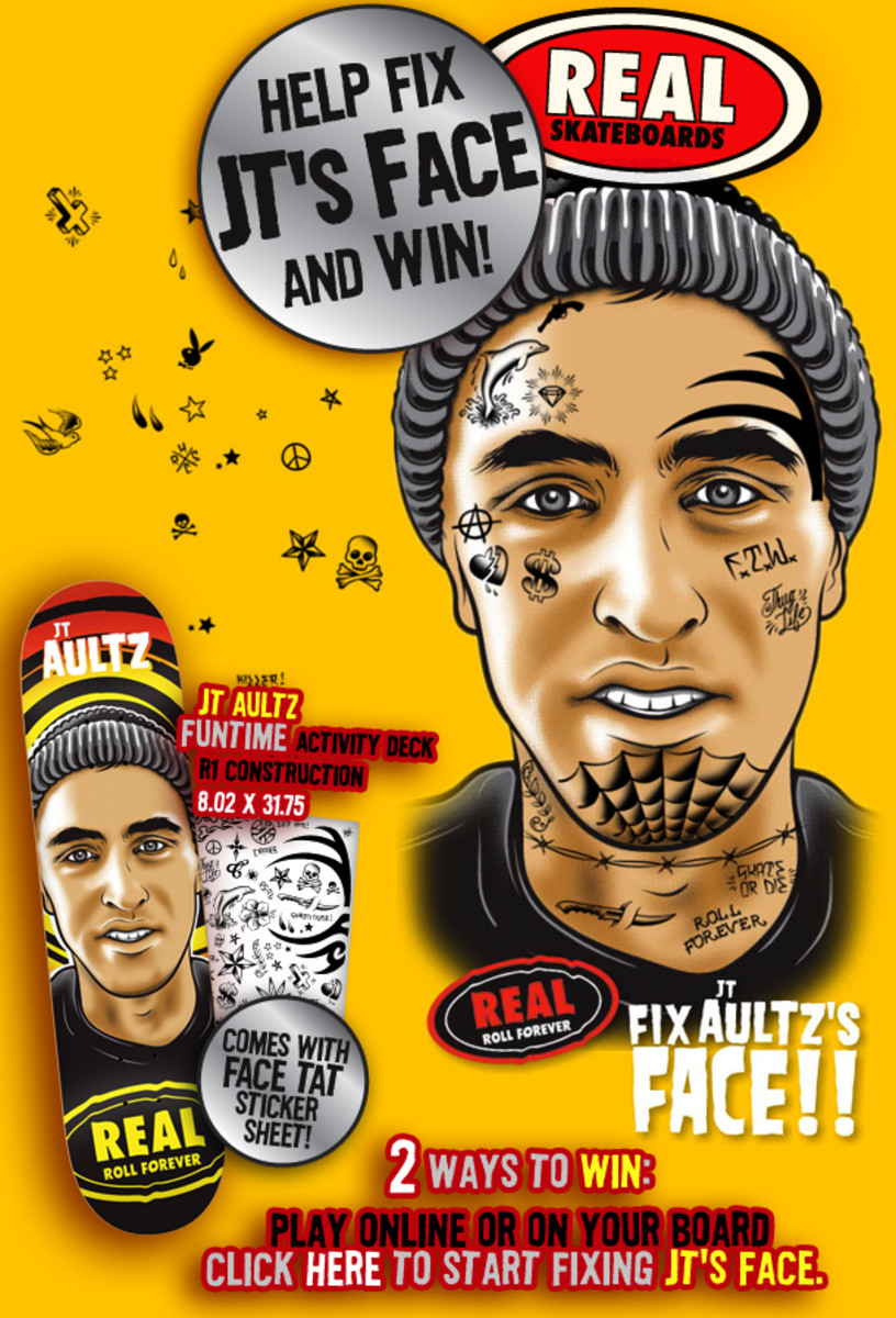 Fix JT Aultz's Face - TransWorld SKATEboarding Magazine