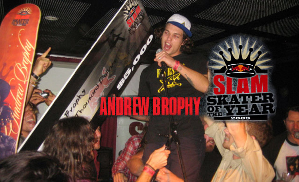 Andrew Brophy, Slam, Skater of the year, Australia