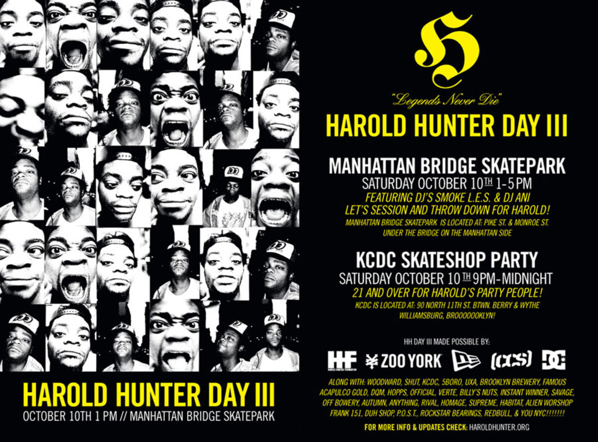 Harold Hunter Day III, October 10, NYC