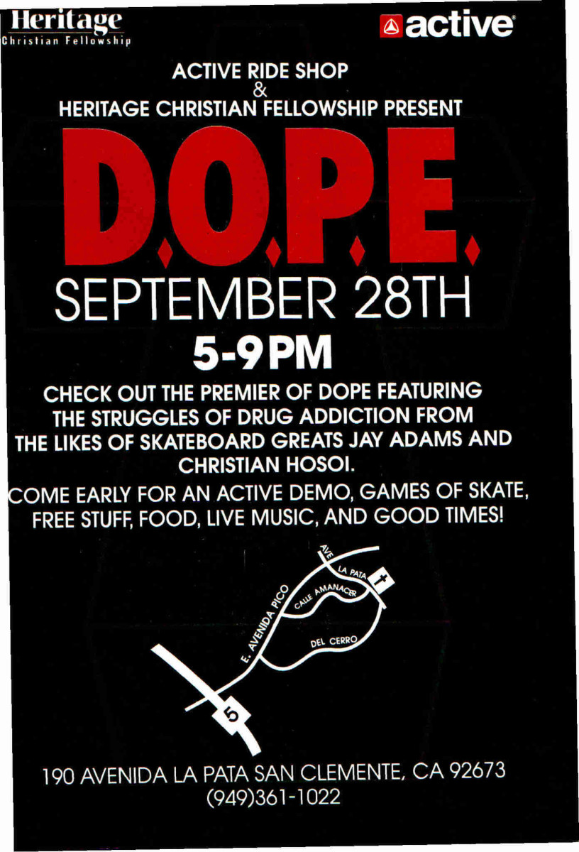 Active, Dope, Christian Hosoi, Dennis Martinez, Bruce Logan, premiere, demo
