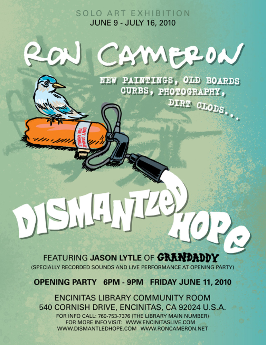 Ron Cameron Art Show Opening Tonight