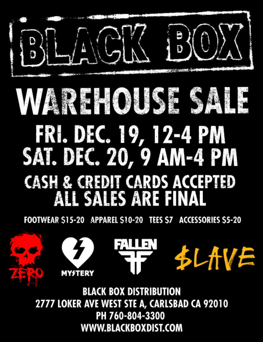 Black Box, zero, sale, warehouse