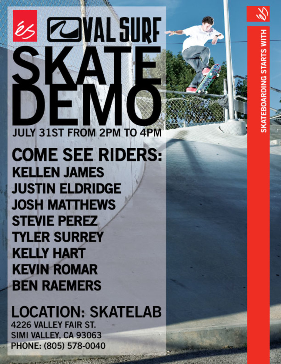 éS Demo @ Val Surf July 31 - TransWorld SKATEboarding Magazine