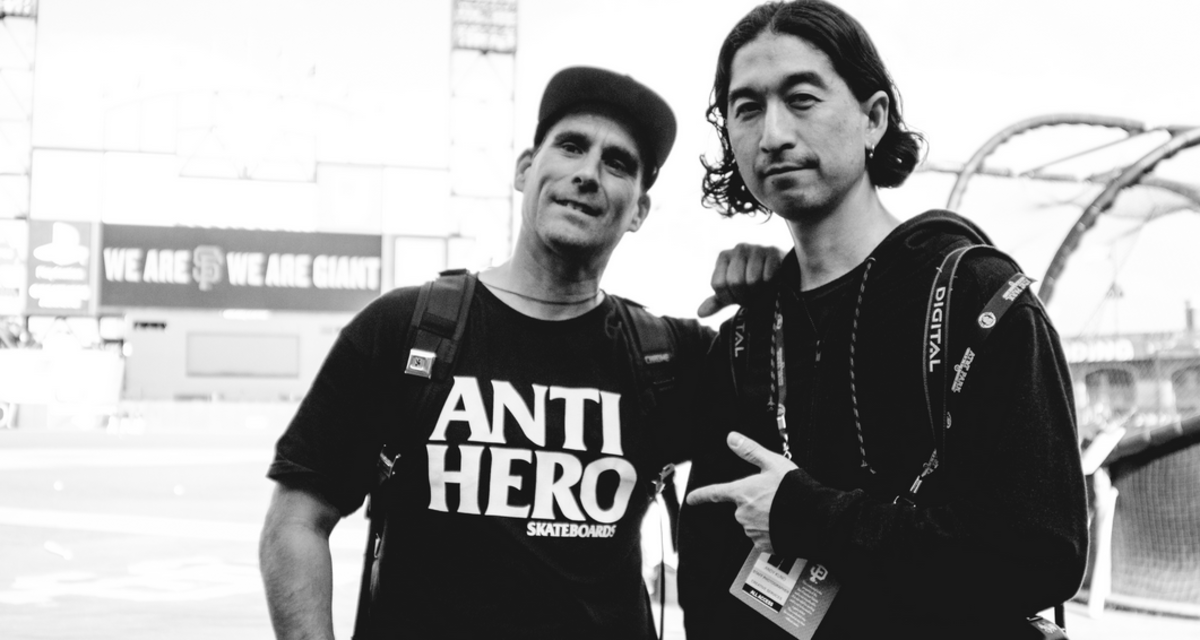 John Cardiel and Andy Kuno at the Yard in San Francisco