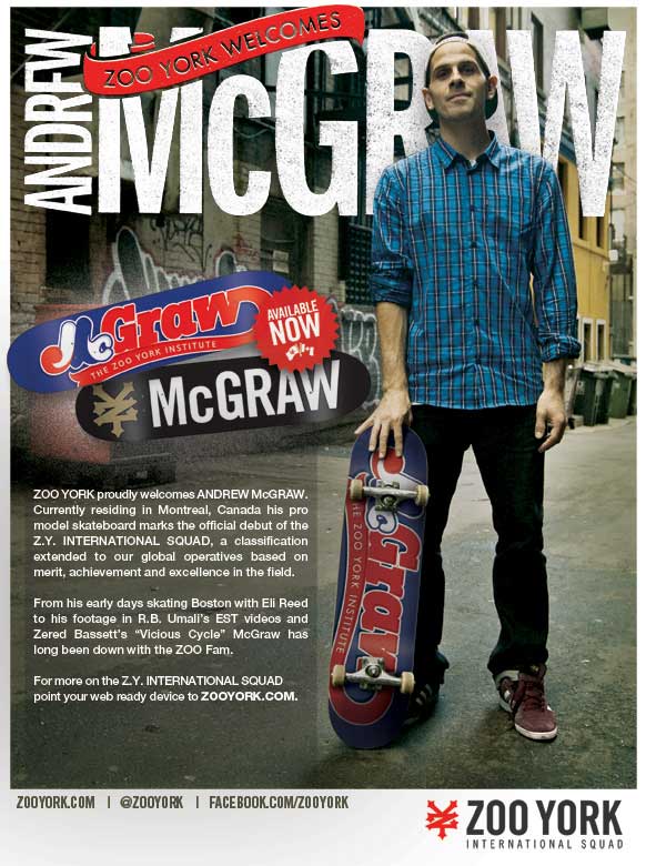Andrew McGraw On Zoo York