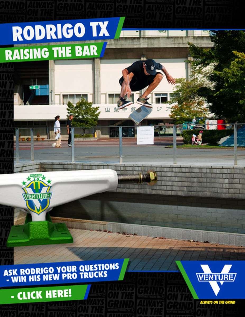 Win Rodrigo TX Ventures - TransWorld SKATEboarding Magazine